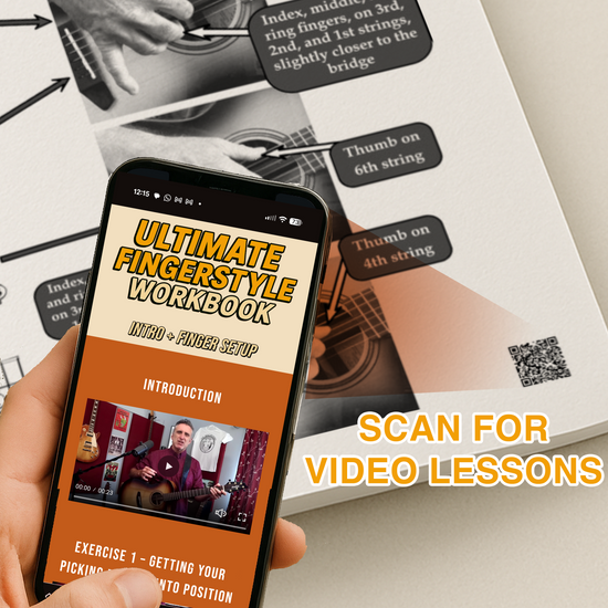 Ultimate Fingerstyle Workbook for Beginners (Physical Book) – Anthony ...